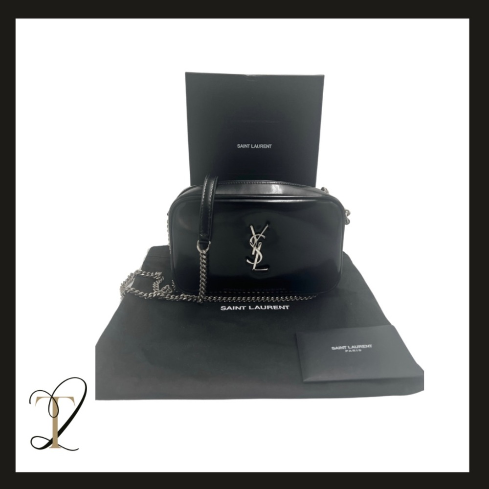 Authentic Ysl Mini Lou Camera Bag - Gem